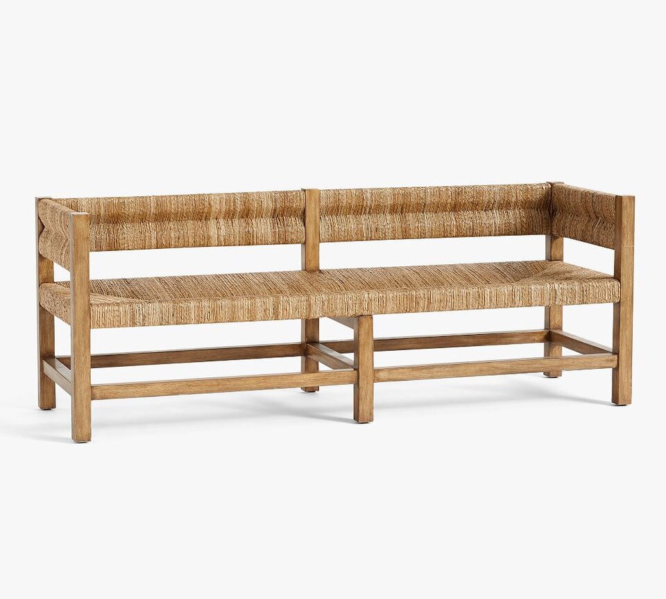 Malibu Woven Bench | Pottery Barn Australia